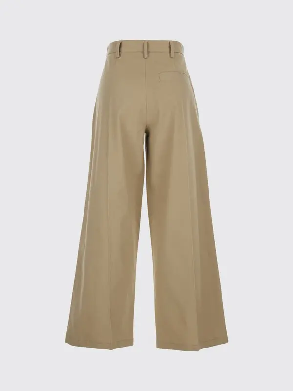 TELA Stretch Cotton Wide-leg Trousers With Belt Loops