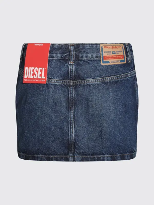 DIESEL® De-ron Mini Skirt In Denim
