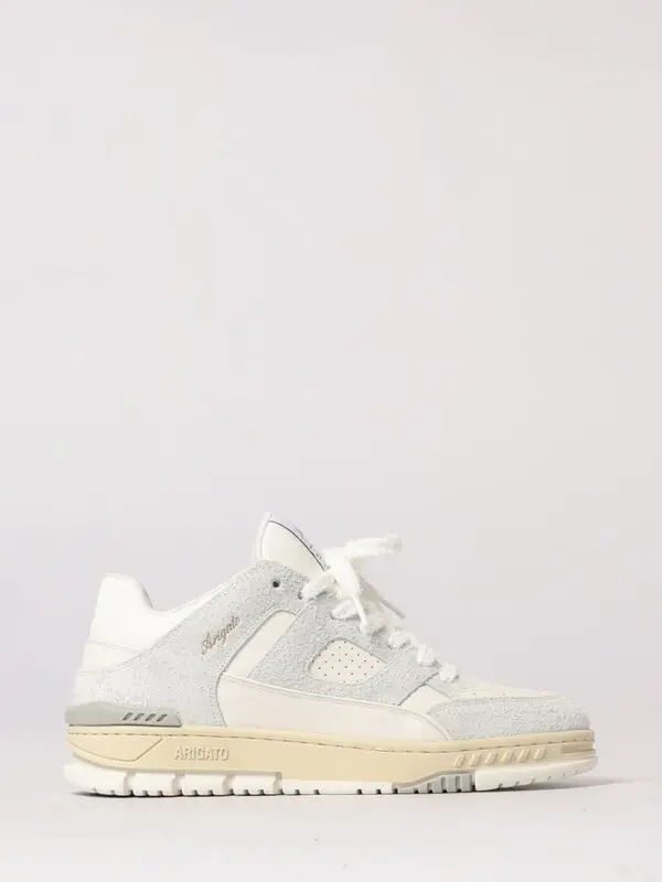 Axel Arigato Area Lo Fluffy Leather Sneakers