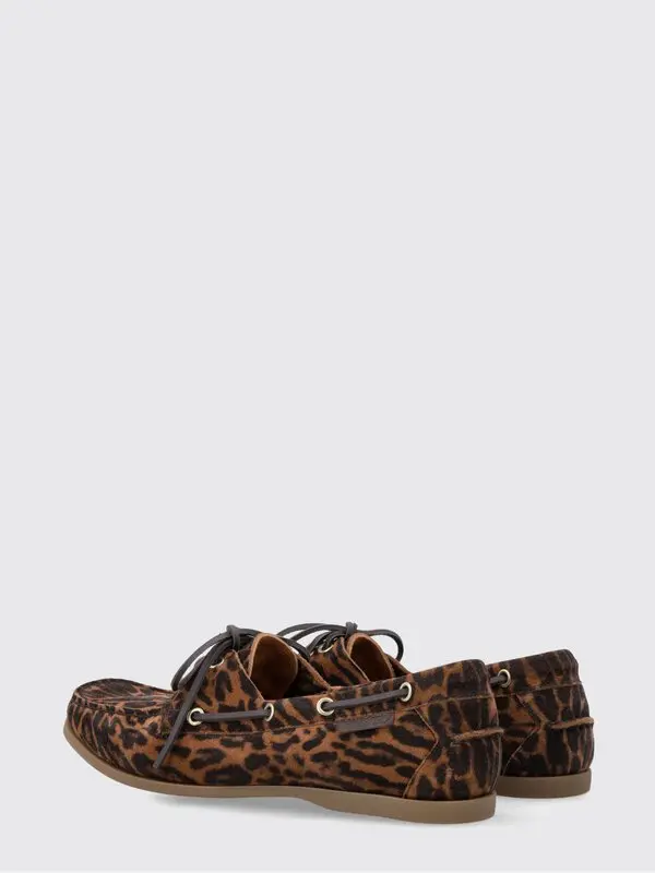 TOM FORD Robin Animal Print Suede Loafers