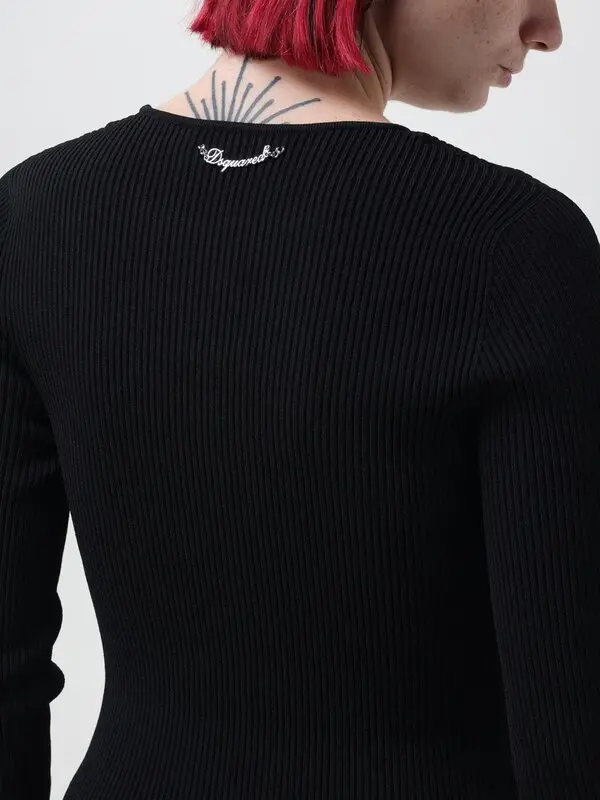 Dsquared2 Ribbed Cut-out Dress