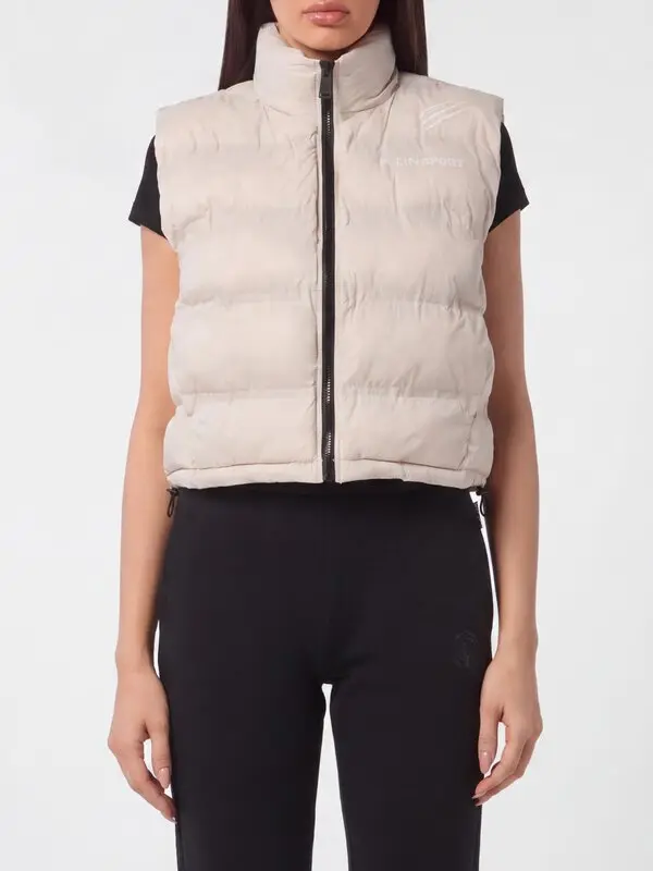 PLEIN SPORT Padded Nylon Vest - Grey