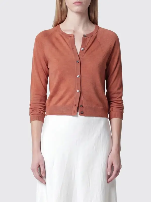 ROBERTO COLLINA Cashmere And Silk Blend Crewneck Cardigan