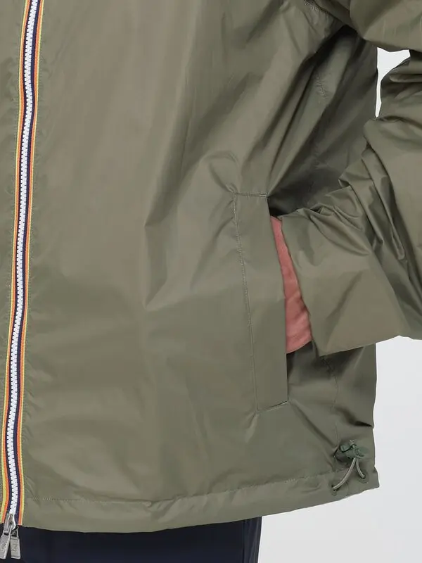 K-WAY Jake Reversible Hooded Windbreaker - Brown