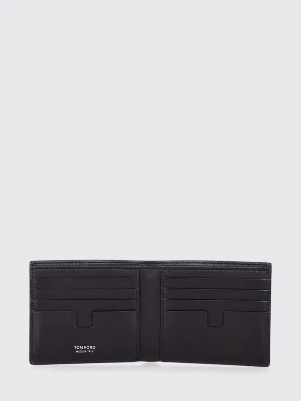 TOM FORD Crocodile Print Leather Wallet