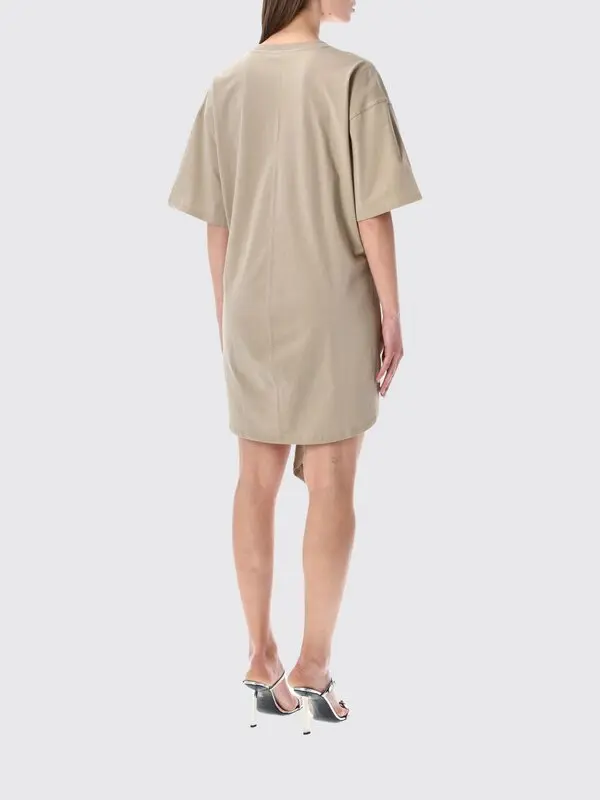 DIESEL® Knotted T-shirt Dress - Beige