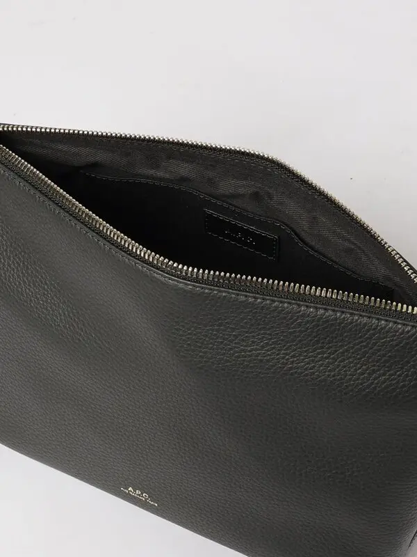 A.p.c. Leather Shoulder Bag - Black