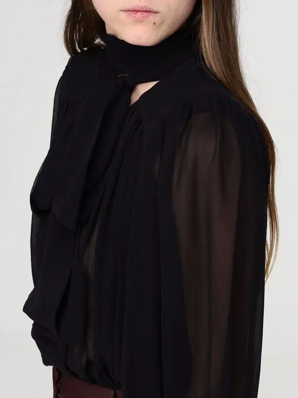 Elisabetta Franchi Silk Bodysuit Blouse