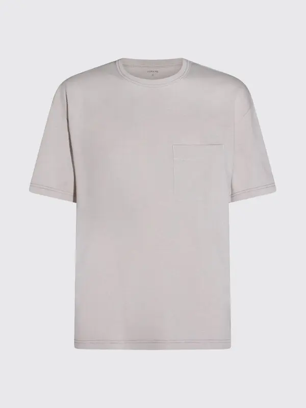 LEMAIRE Cotton And Linen T-shirt - Pearl
