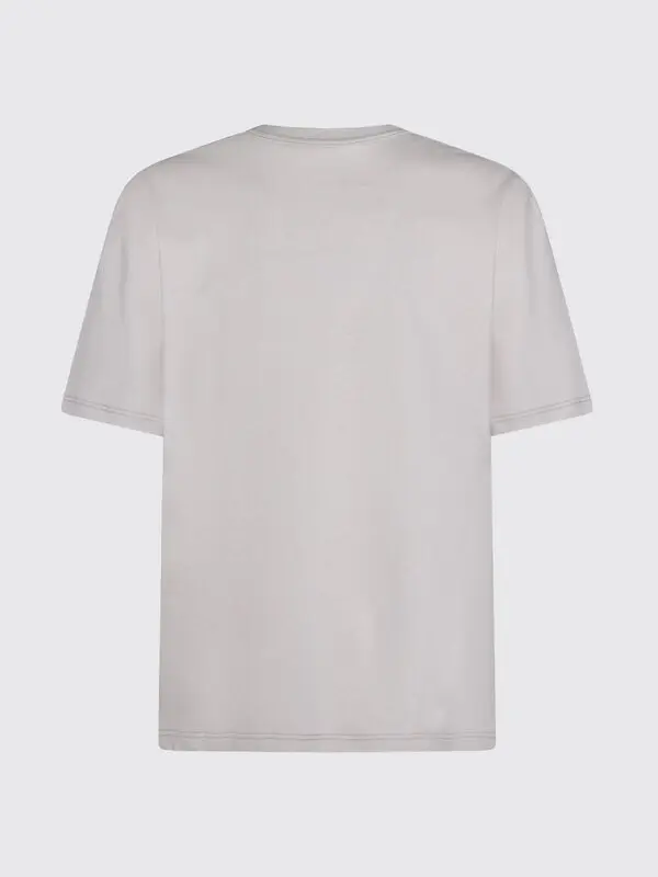 LEMAIRE Cotton And Linen T-shirt - Pearl