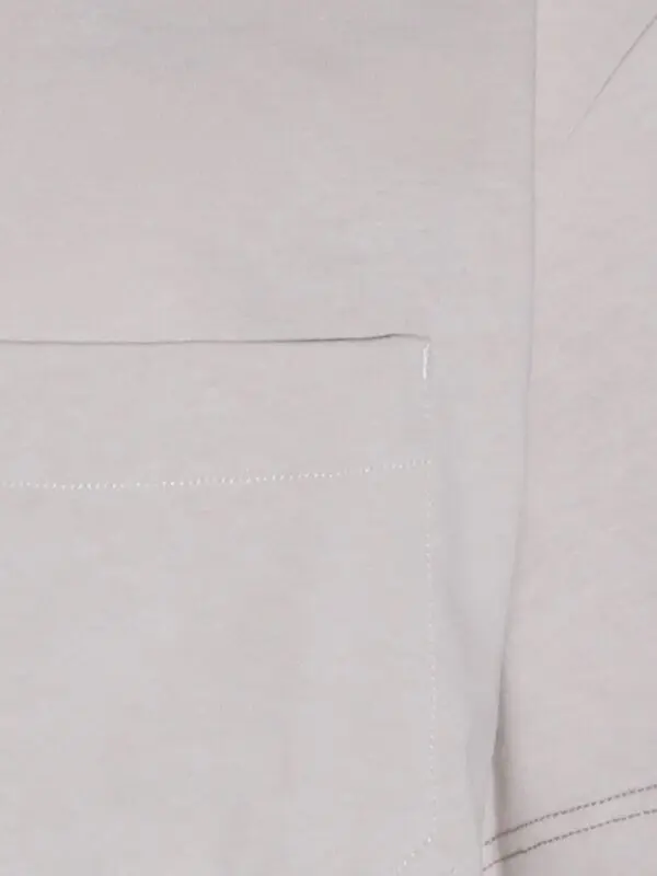 LEMAIRE Cotton And Linen T-shirt - Pearl