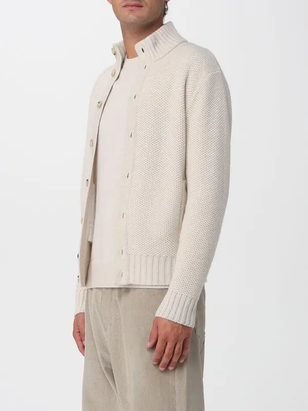 XC Button-detailed Knit Cardigan - Natural