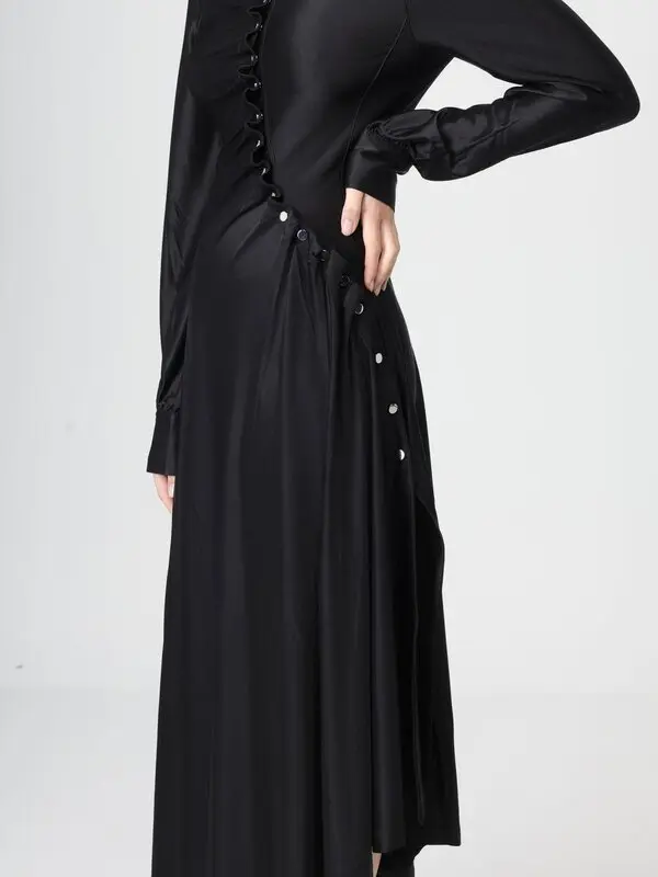 Rabanne Asymmetrical Button-detailed Shirt Dress