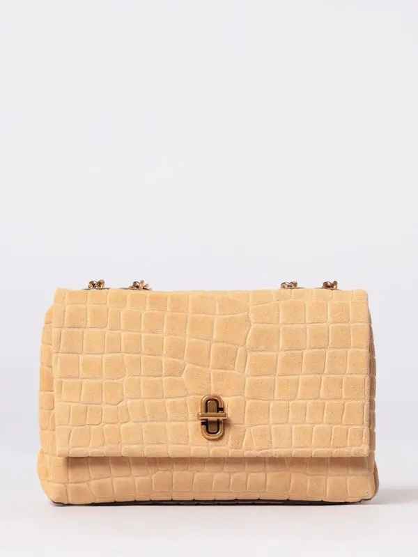 Marc Jacobs The Dual Crocodile Print Suede Bag
