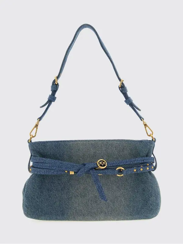 Pinko Belt Bag Mini Denim Shoulder Bag