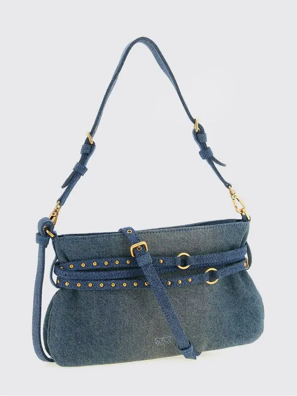 Pinko Belt Bag Mini Denim Shoulder Bag