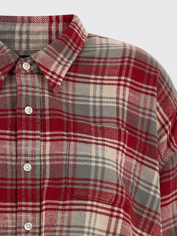 R13 Cotton Check Print Shirt