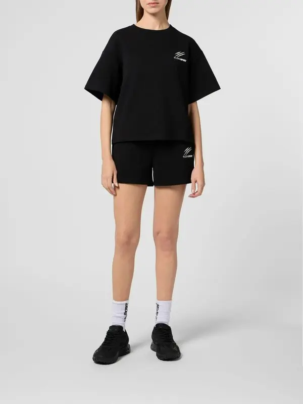PLEIN SPORT Cotton T-shirt - Black
