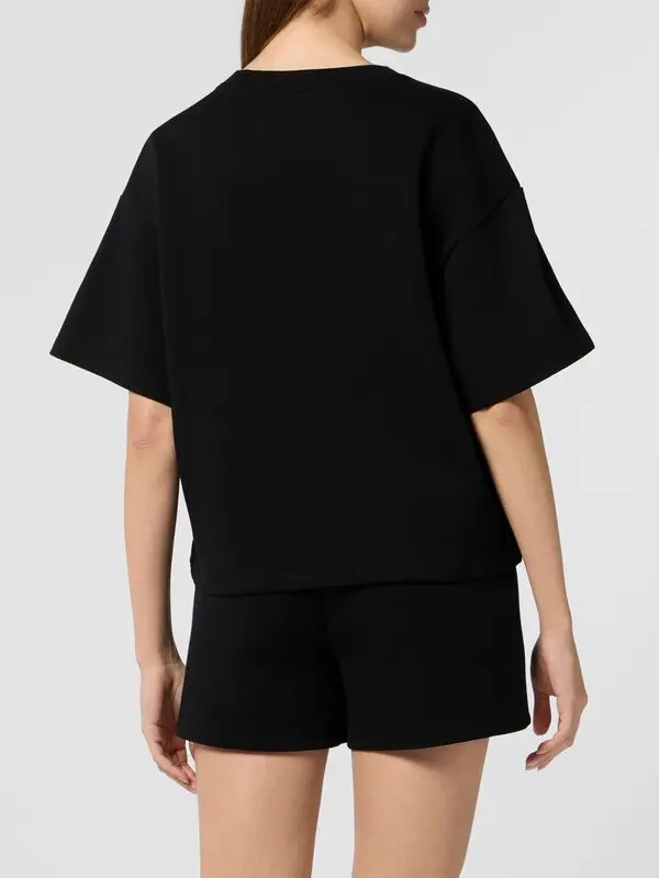 PLEIN SPORT Cotton T-shirt - Black