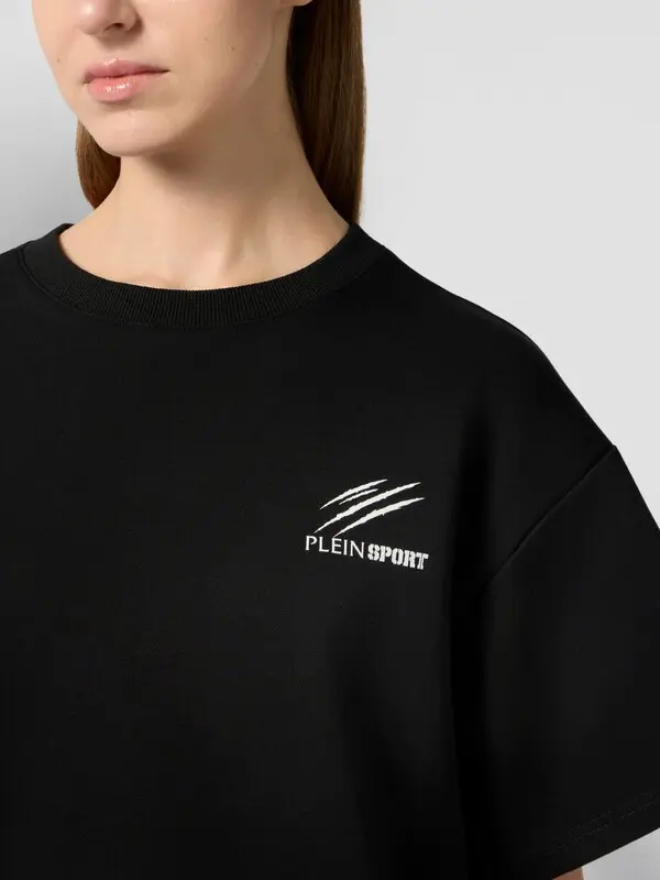 PLEIN SPORT Cotton T-shirt - Black