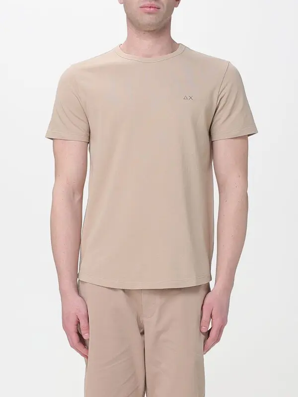 SUN 68 Basic Cotton T-shirt - Grey