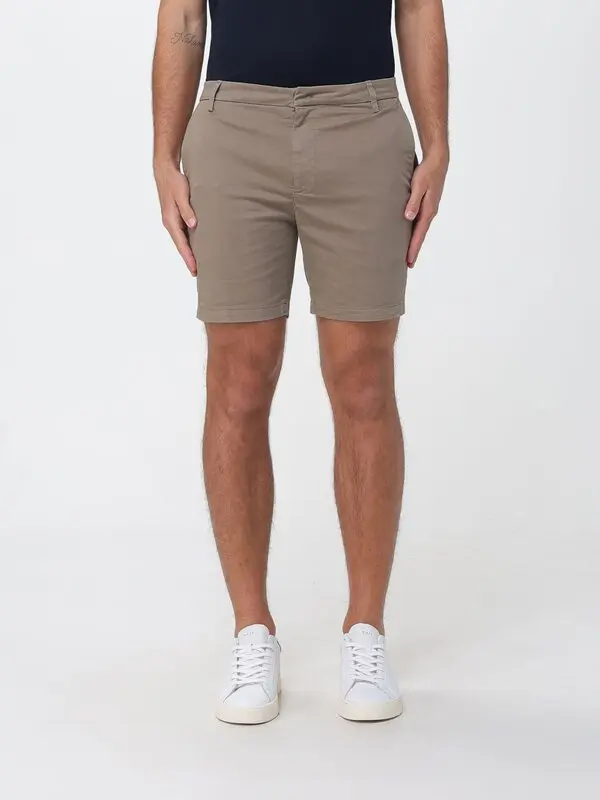 DONDUP Stretch Cotton Chino Shorts - Brown