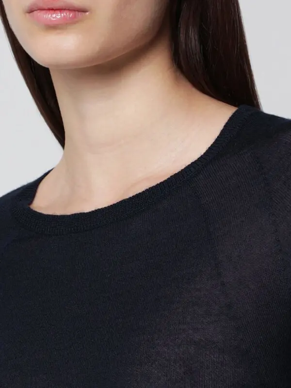 ROBERTO COLLINA Cashmere And Silk Crewneck Sweater