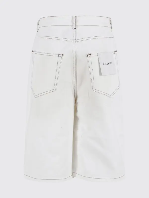 HERSKIND Cotton Denim Shorts