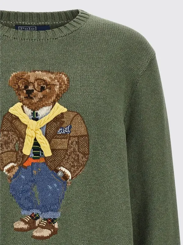Polo Ralph Lauren Embroidered Bear Crewneck Pullover