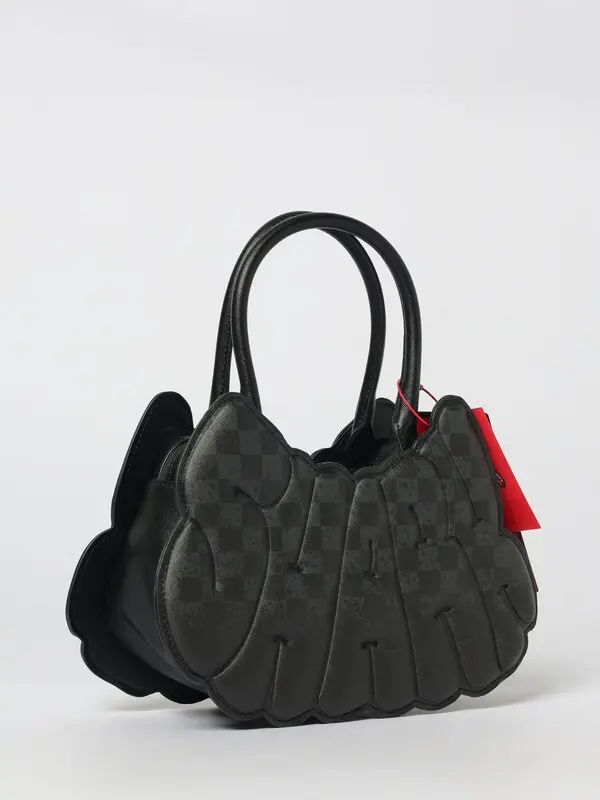 SPRAYGROUND Shark Bubble Letters Saffiano Synthetic Leather Bag
