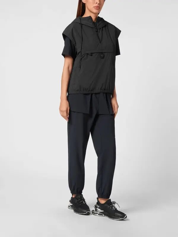PLEIN SPORT Technical Vest With Hood