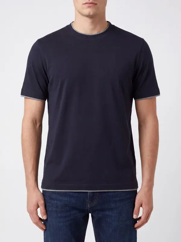 Brunello Cucinelli T-shirt Colour - Blue