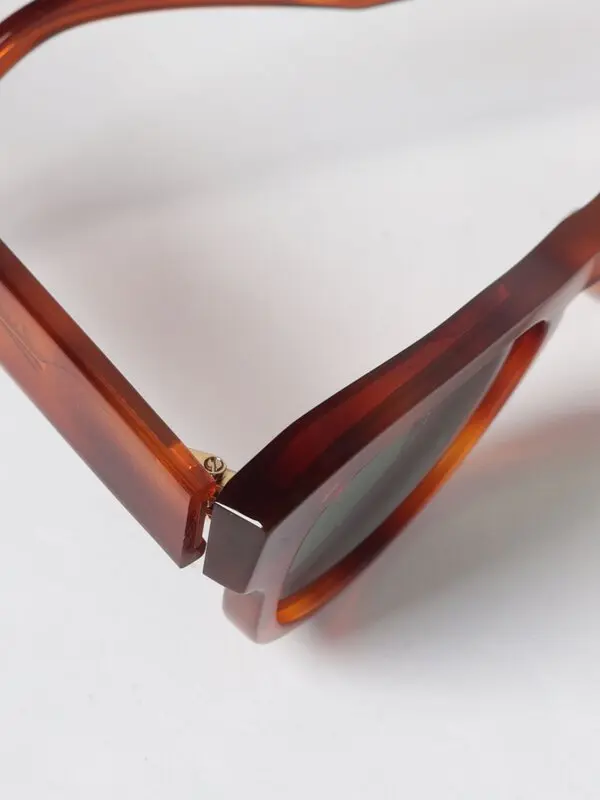 OPHY X BORSALINO Ingrid Rounded Acetate Sunglasses - Leather