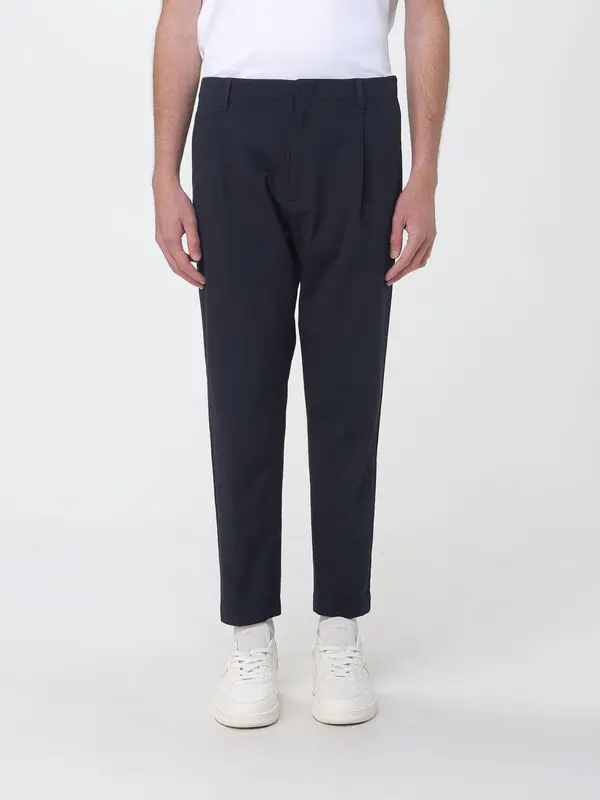 DONDUP Slim Fit Stretch Cotton Blend Trousers