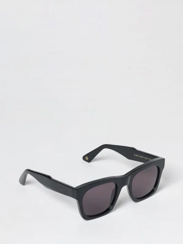 OPHY X BORSALINO Alain Rectangular Acetate Sunglasses - Black