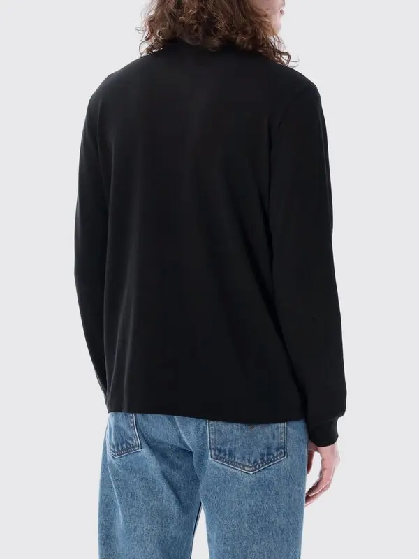 Lacoste Cotton Polo With Mini Logo - Black