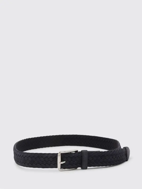 TOD'S Braided Suede Belt - Blue