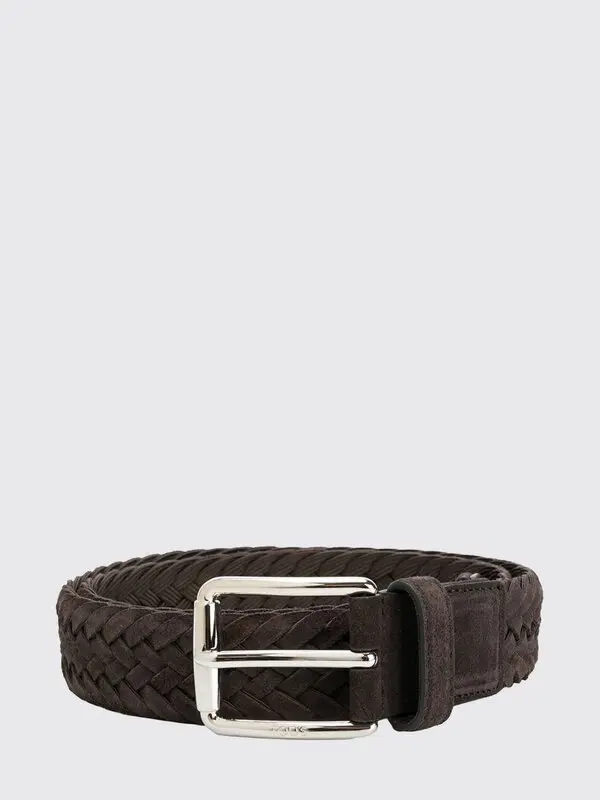TOD'S Braided Suede Belt - Dark