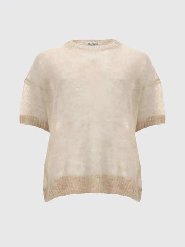 Brunello Cucinelli Mohair Crew Neck Sweater