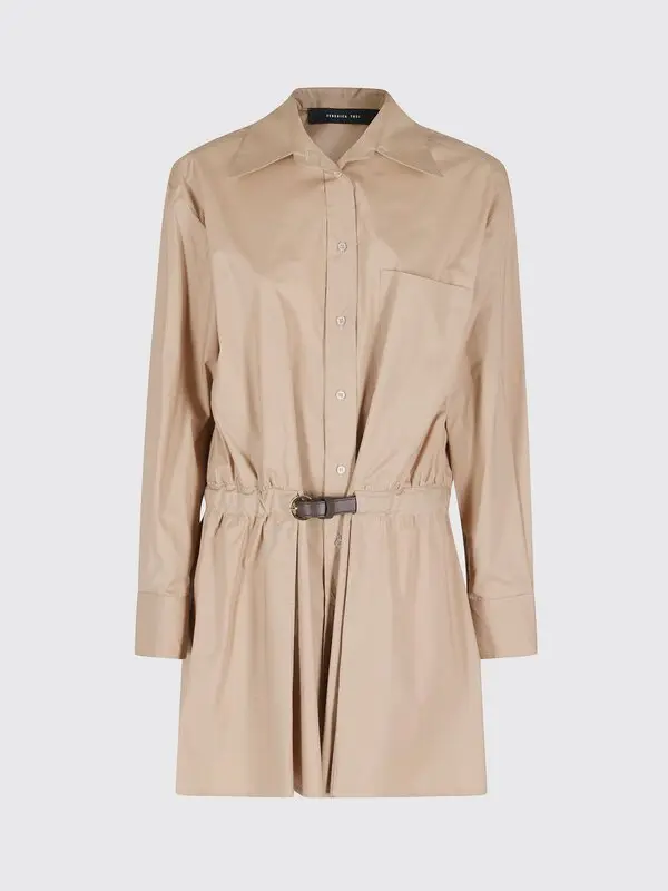 Federica Tosi Cotton Poplin Mini Shirt Dress