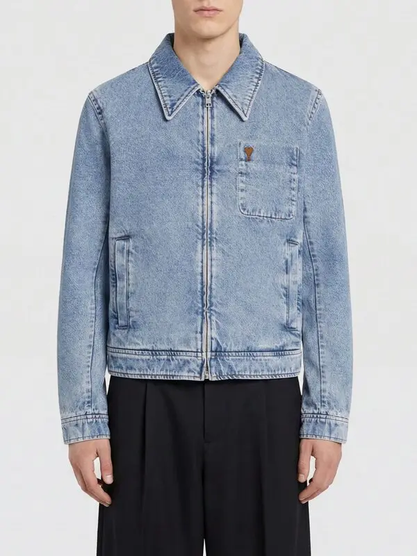 AMI Paris Cotton Denim Jacket