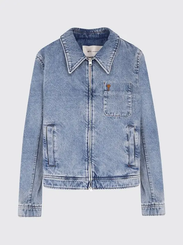 AMI Paris Cotton Denim Jacket