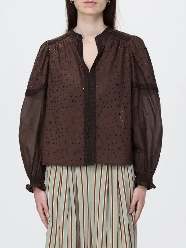 TWINSET Sangallo Shirt - Brown