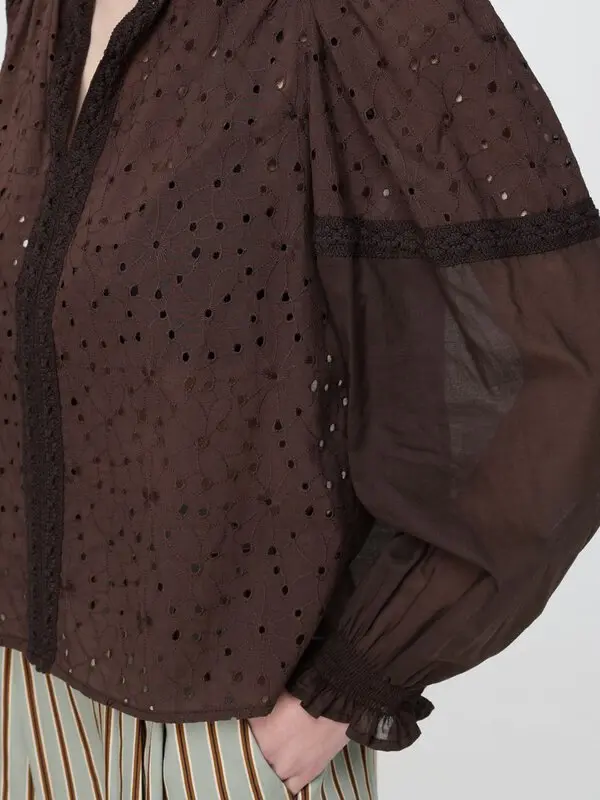 TWINSET Sangallo Shirt - Brown