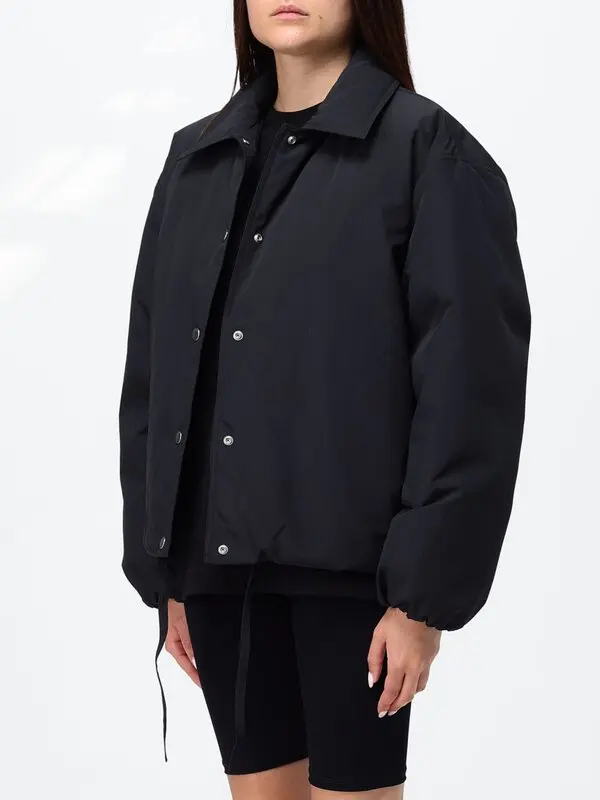 JIL SANDER Cropped Padded Shirt Jacket In Technical Fabric