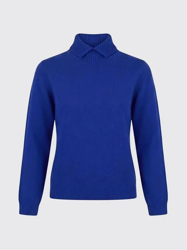 JIL SANDER Ribbed Pure Wool Turtleneck Sweater - Violet
