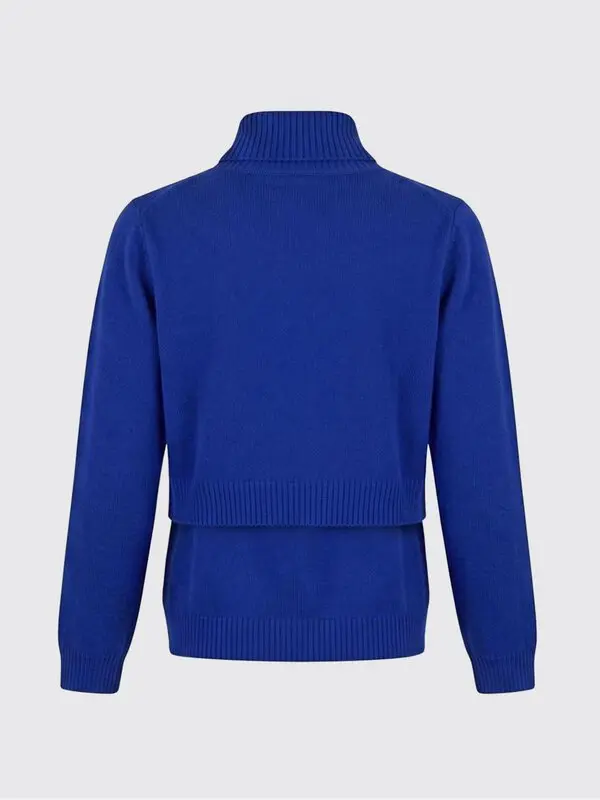 JIL SANDER Ribbed Pure Wool Turtleneck Sweater - Violet