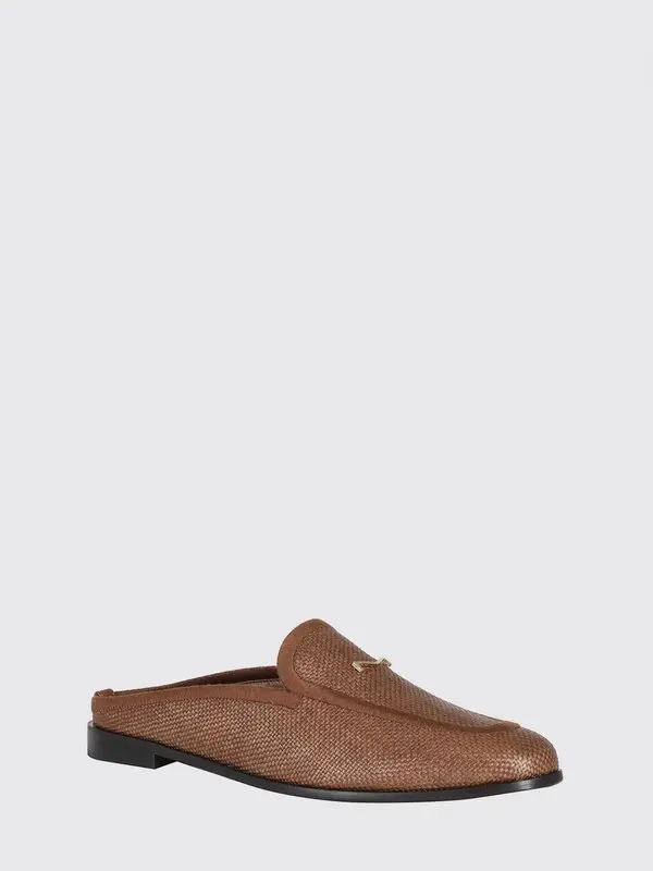 Max Mara Mito Raffia Slippers