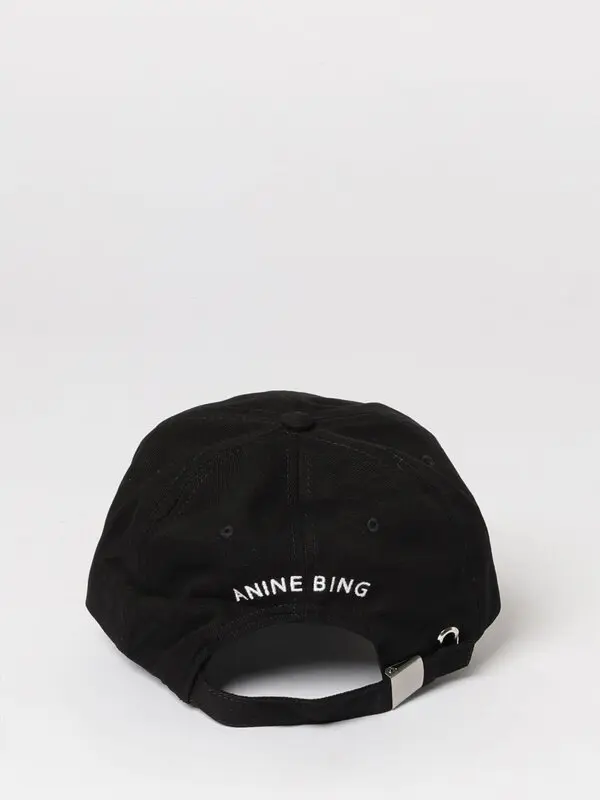 ANINE BING Jeremy Cotton Twill Cap