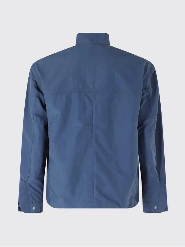 K-WAY Cotton Blend Casual Jacket - Blue